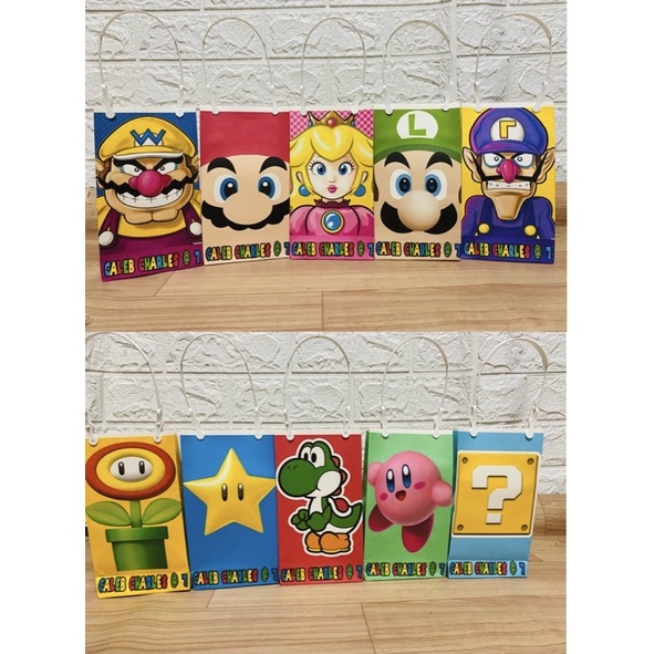 Super Mario Loot Bags for Birthday Party | Shopee Philippines
