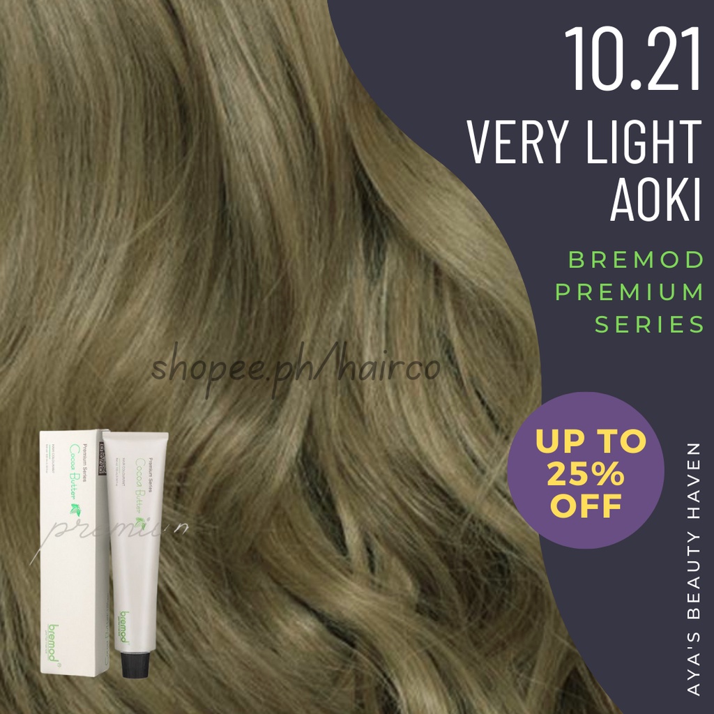 Very Light Aoki 10.21 Hair Color 100ml | Shopee Philippines