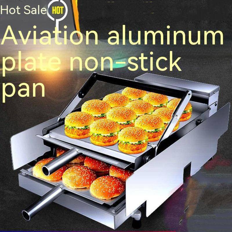Commercial full-automatic bakery, double-layer small electric hamburger ...