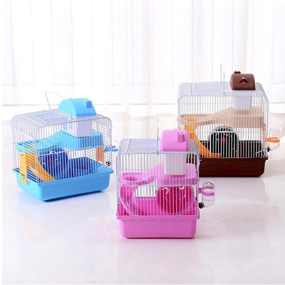 Double Layers Hamster House Hamster Castle Hamster Cage Large Space Pet ...