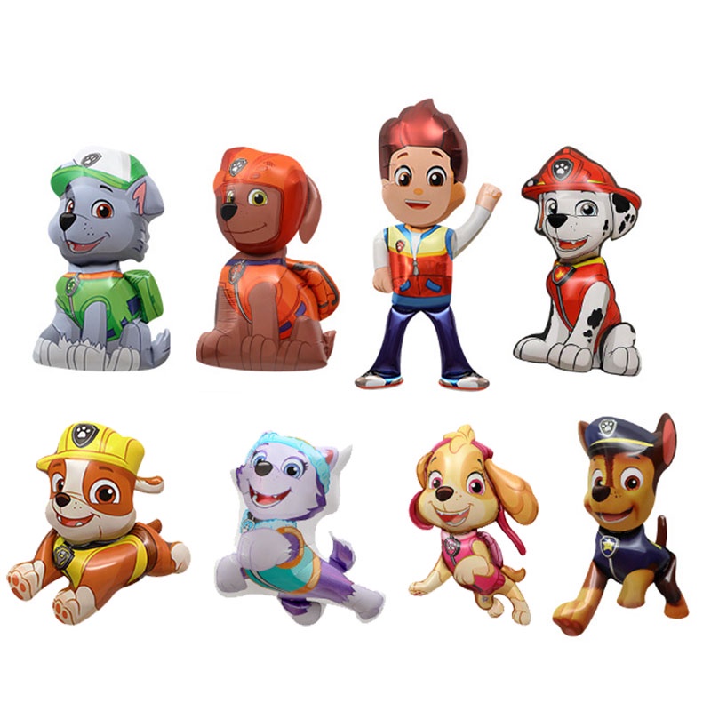 Paw Patrol Birthday Party Balloon Chase Marshall Skye Rocky Zuma Rubble ...