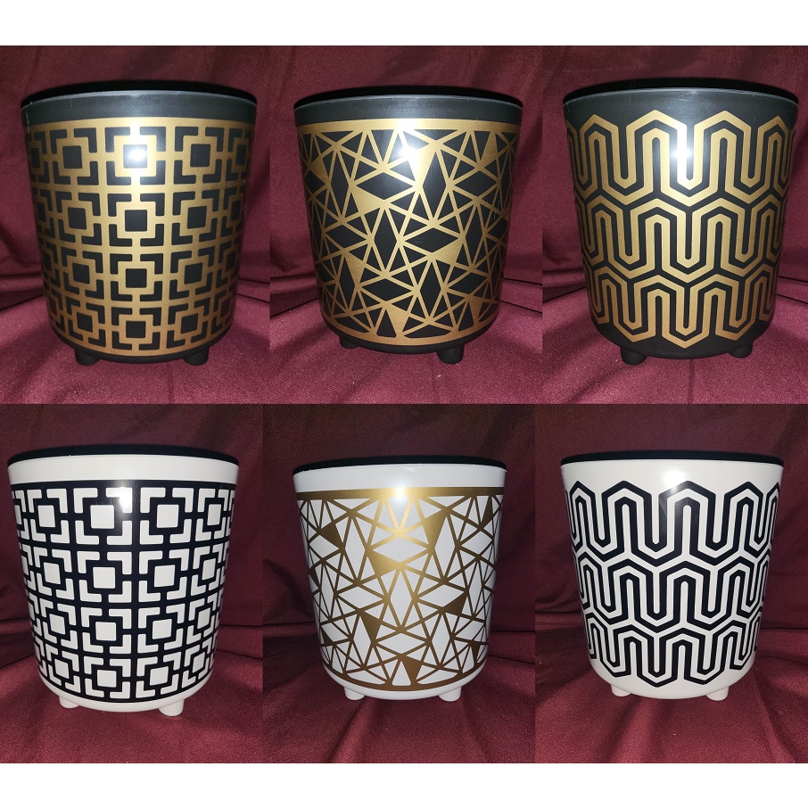 Big pots for plants with elegant & aesthetic design / printed paso ...