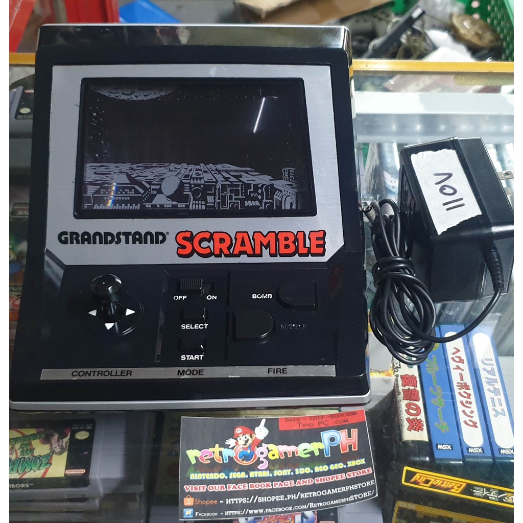 Rare Vintage 1982 Grandstand Scramble Tabletop Mini Arcade - Tested ...