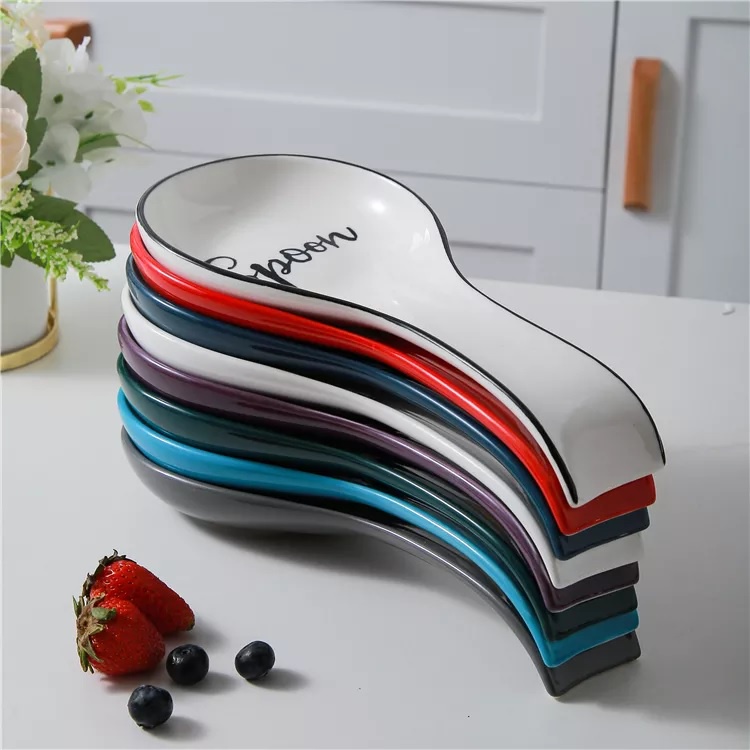 Homecharmsph High Quality Large Ceramic Porcelain Spoon Rest for Buffet ...
