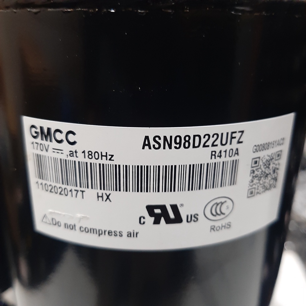 Compressor ASN98D22UFZ 170V R410A GMCC TOSHIBA AIRCON Air Conditioning ...