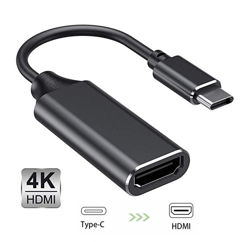 USB C To HDMI Adapter Type C To 4k HDTV Cable for Laptop PC Phone ...
