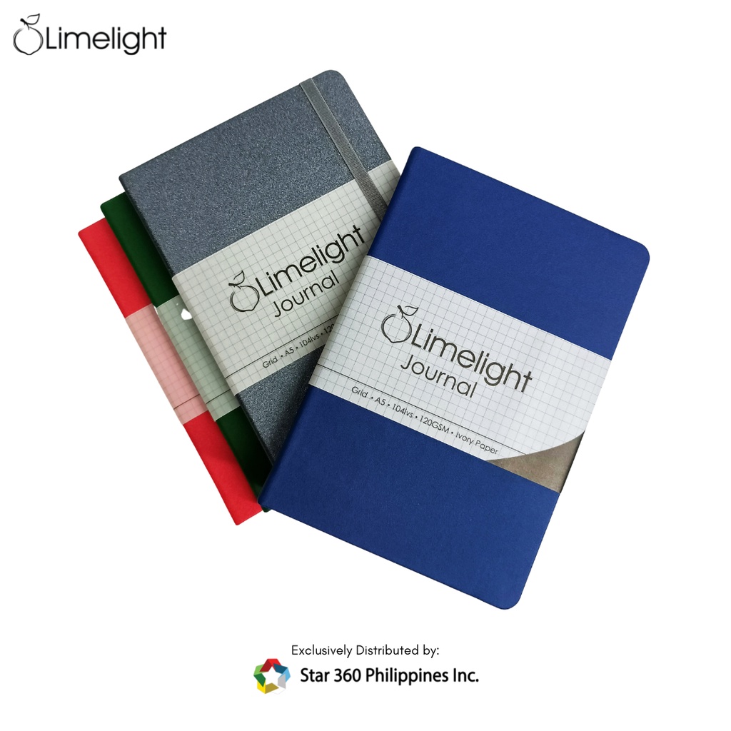 Limelight A5 Hard bound Sketchbook (Grid) | Shopee Philippines