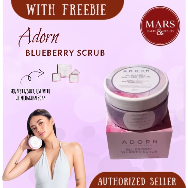 Adorn Chimchaghan Soap Blueberry Whipped Scrub (Camille Trinidad ...
