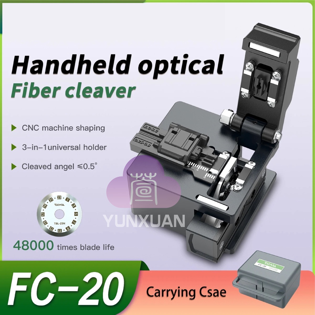 Optical Fiber Cleaver 3-in-1 All-in-one Holder Cold Splicing Hot Melt ...