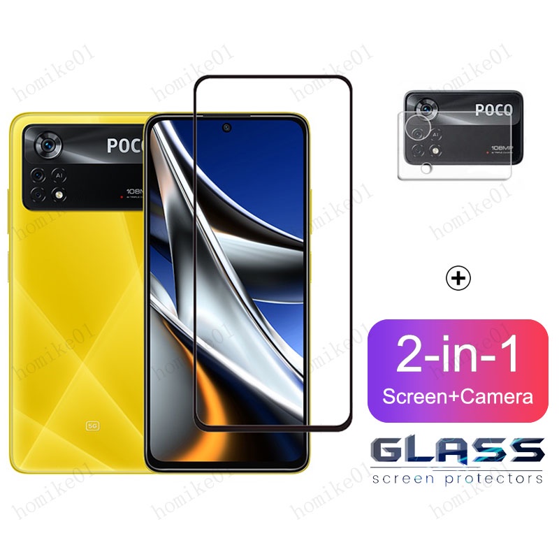 POCO X5 Pro 5G Tempered Glass Full Cover Film for Xiaomi POCO X5 5G X4 ...