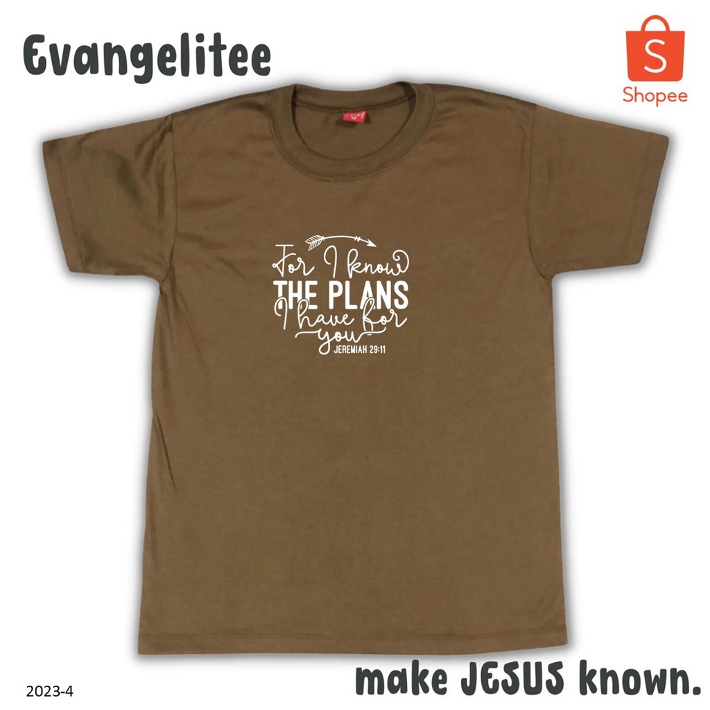 CHRISTIAN STATEMENT TSHIRT ( JER 29:11 ) | Shopee Philippines