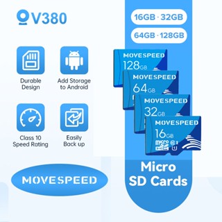 Move Speed Micro SD Card Memory Card 128GB 100MB/s High Speed Durable ...