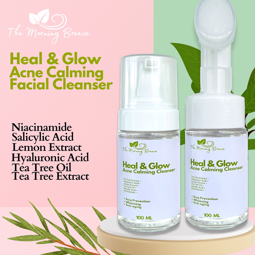 Heal & Glow Acne Calming Cleanser - Anti-Acne Cleanser - The Morning ...