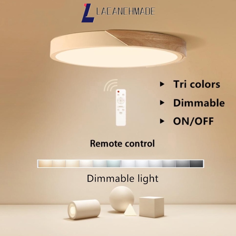 Dimmable Modern LED Ceiling Light with Remote control for living room ...