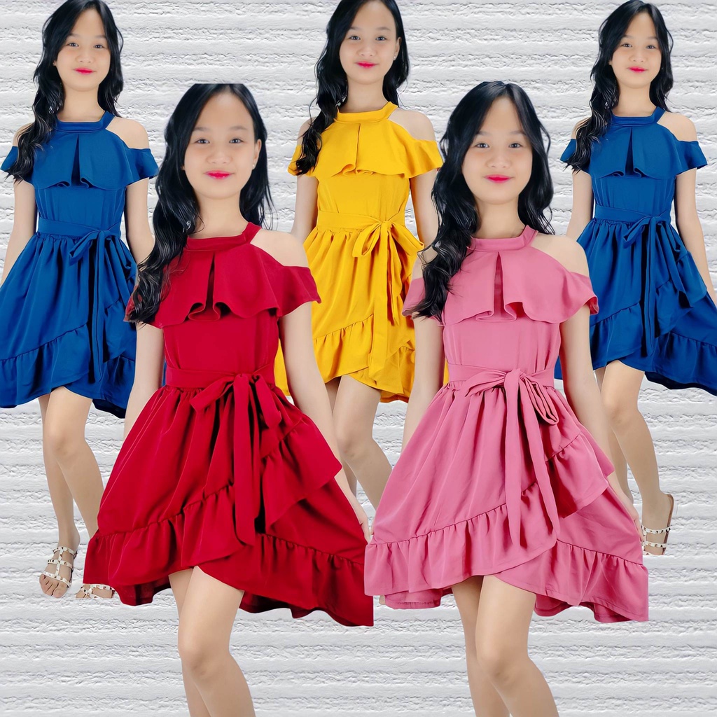 kids-dress-queen-kids-plain-dress-fit-8-12-years-old-shopee-philippines