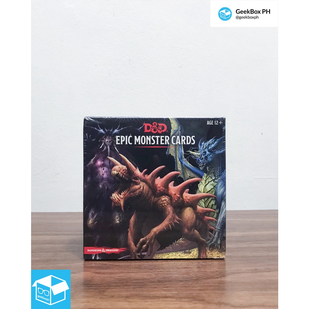 D&D Monster Cards: Epic Monsters Oversized Cards | Shopee Philippines
