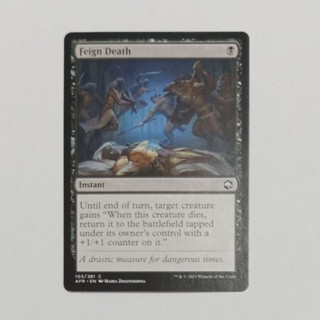 MTG Card FEIGN DEATH Magic the Gathering Trading Card Game Black ...