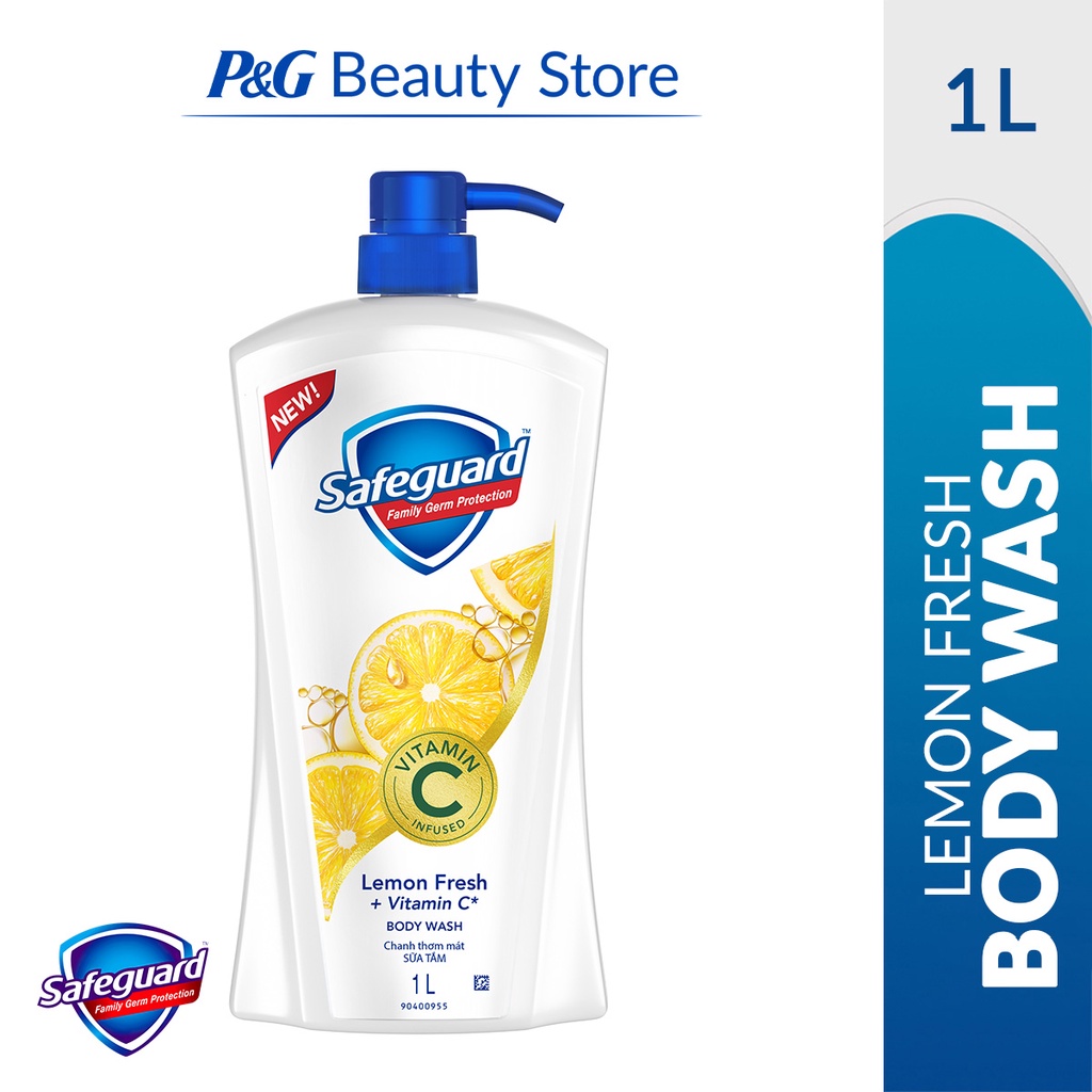 Safeguard Lemon Fresh With Vitamin C Body Wash 1l Shopee Philippines