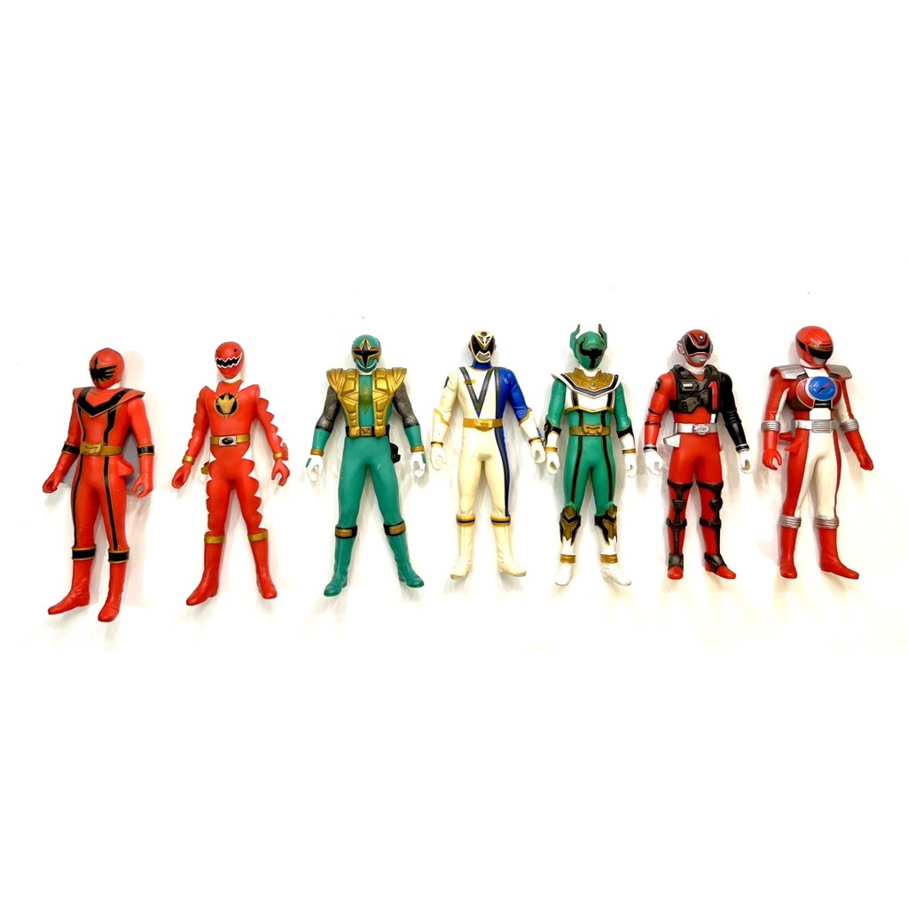 Bandai Super Sentai / Power Rangers 7-in Vinyl Figures | Shopee Philippines