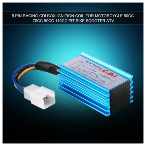 Moto-M 5Pin Racing CDI Box Ignition Coil Motorcycle 50cc 70cc 90cc ...