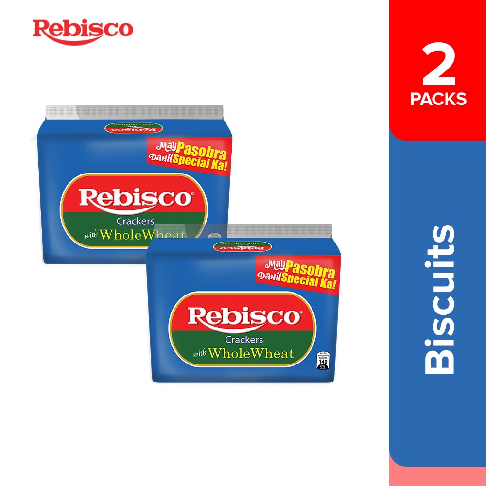 Rebisco Crackers Whole Wheat 32g x 10pcs (Set of 2) | Shopee Philippines