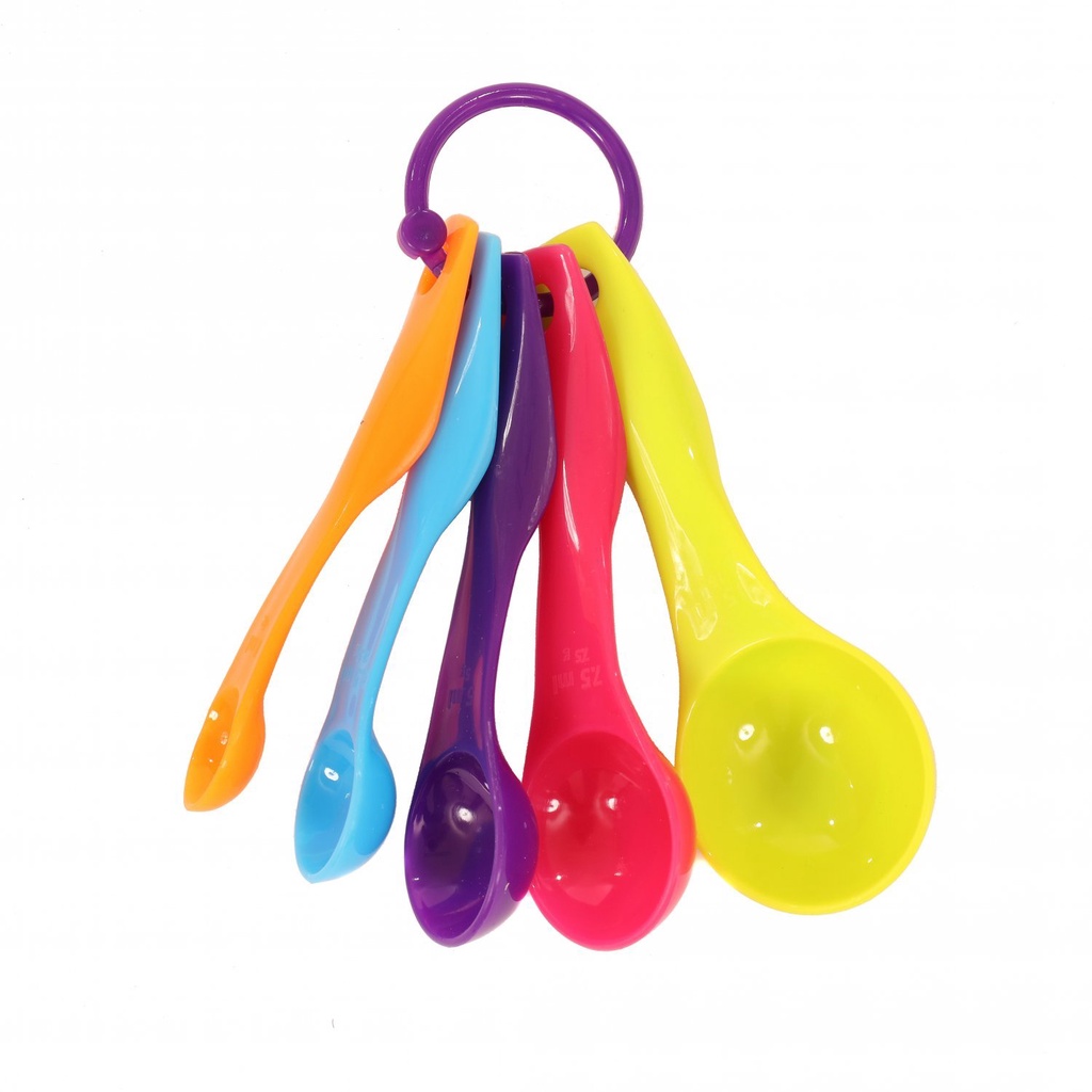 Measuring Spoon Kitchen Utensils Set Plastic (5 pieces) | Shopee ...
