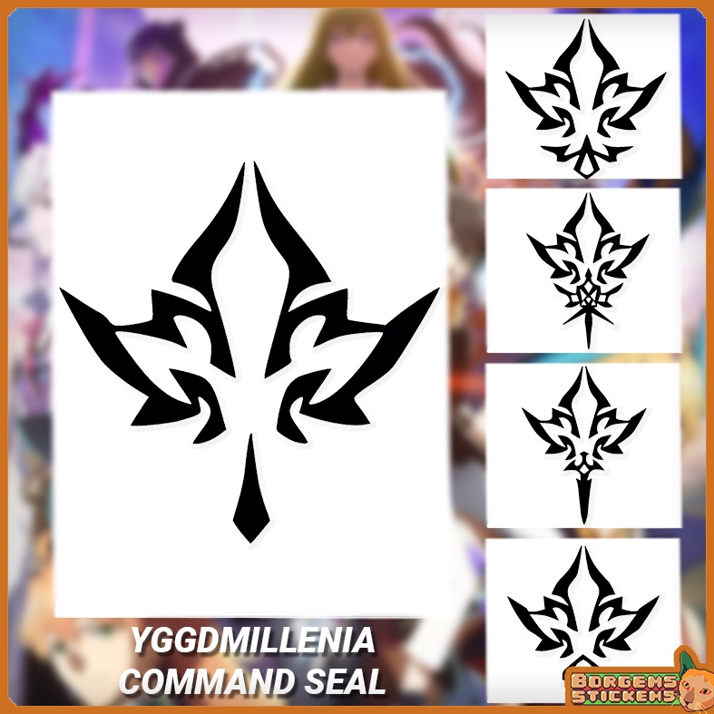 [DECAL] FGO Yggdmillennia Command Seal VINYL STICKER for Car, PC, and ...