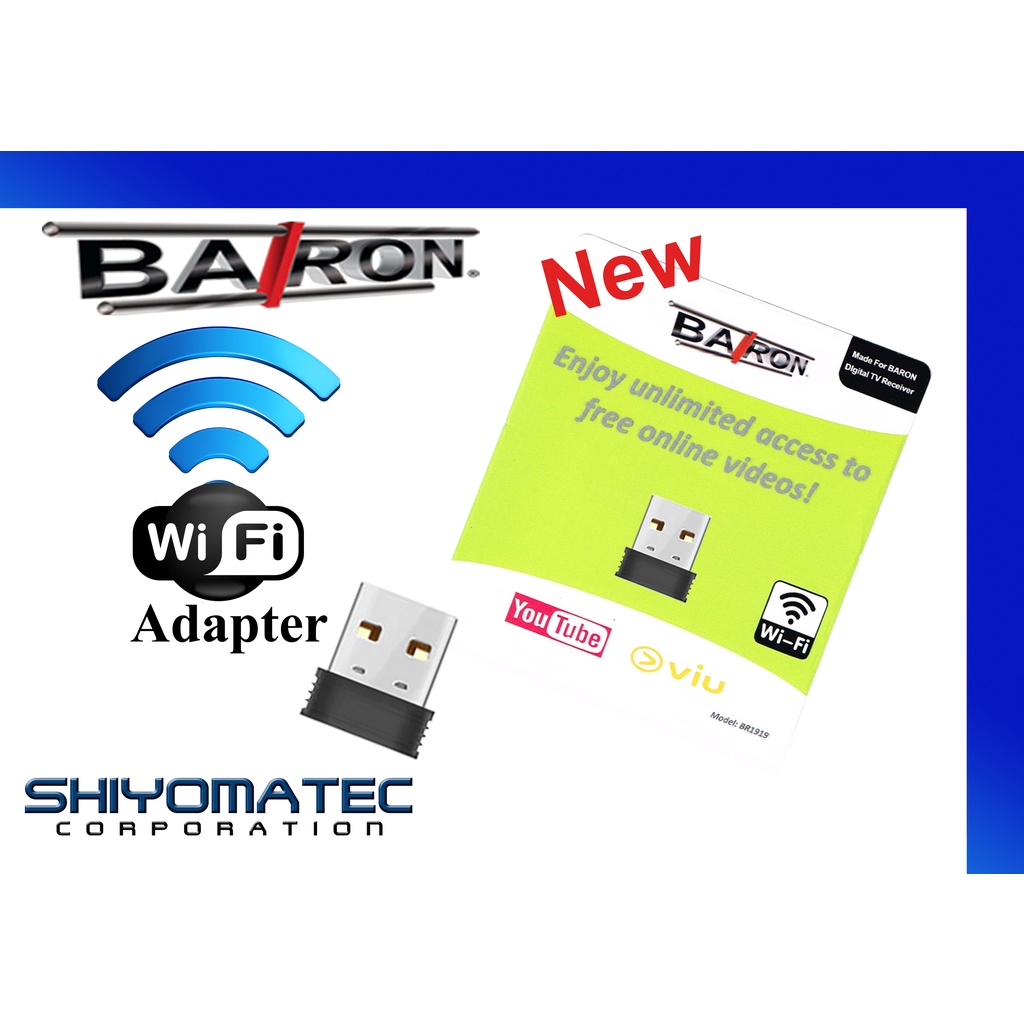 Baron wifi adapter baron digital box new | Shopee Philippines