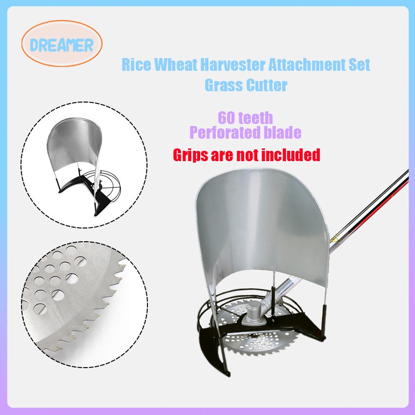 Rice Wheat Harvester Attachment Set For GX35 TD40 Paddy Guard&Cutting ...