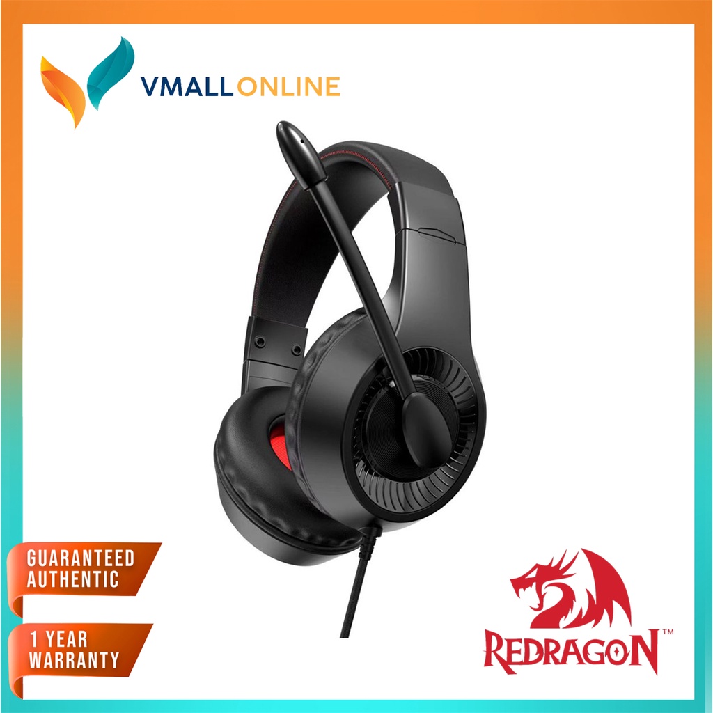 Redragon H130 Pelias Gaming Headset Wired | Shopee Philippines