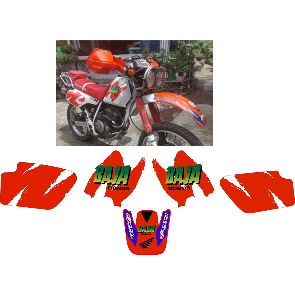 honda xr baja oem gas, side, front stickers | Shopee Philippines