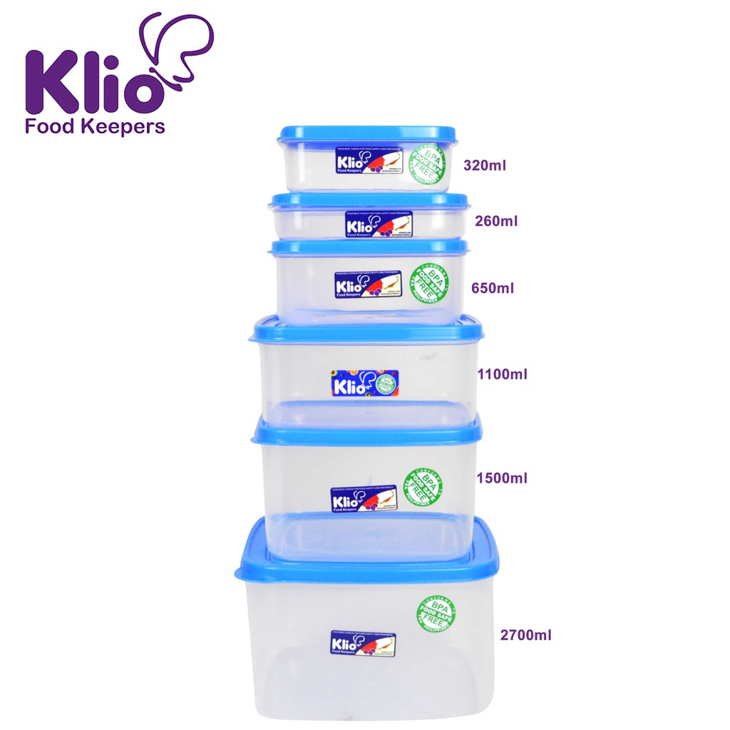 KLIO by Winland Sandwich Stackable Food Keeper Kitchenware Container ...