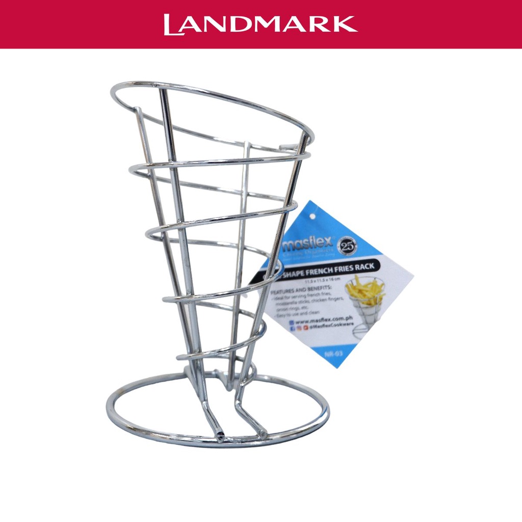 Masflex Stainless Cone Shape French Fries Rack | Shopee Philippines