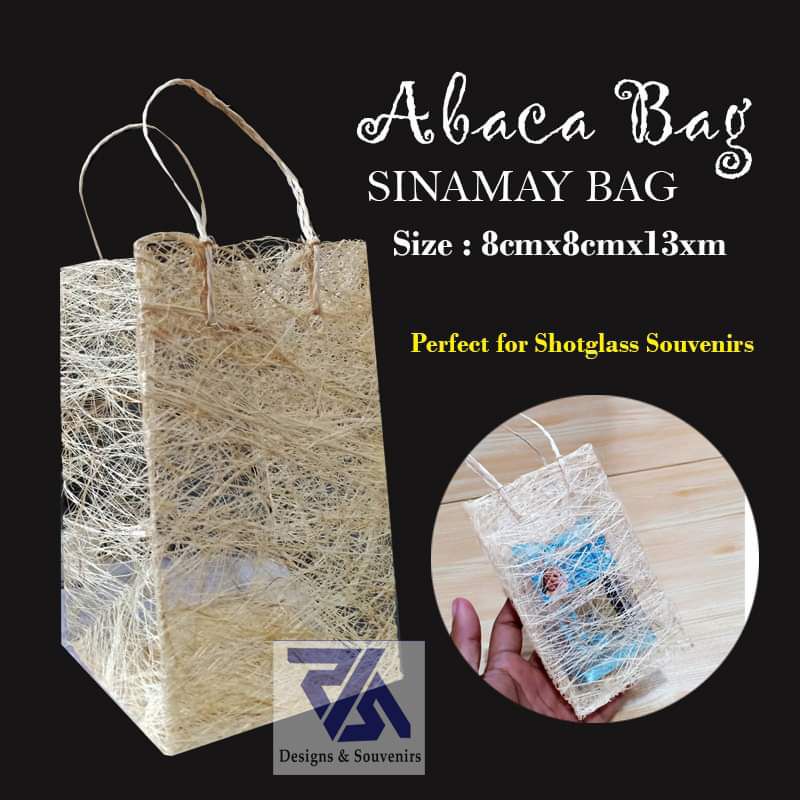 Abaca Bag for Souvenirs/Giveaways 8cm x 8cm x 13cm | Shopee Philippines