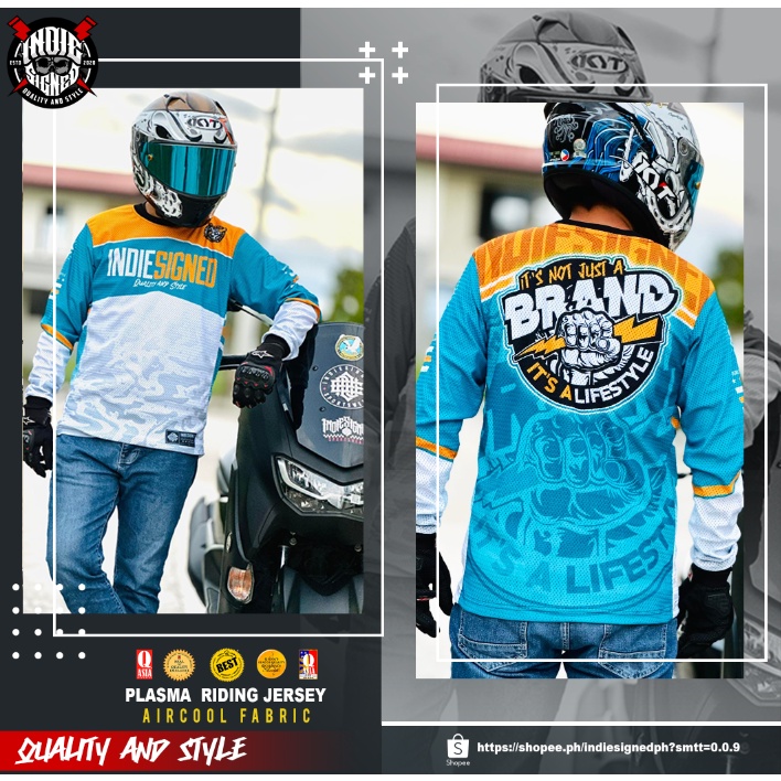 INDIESIGNED PLASMA RIDING JERSEY (AIRCOOL) | Shopee Philippines
