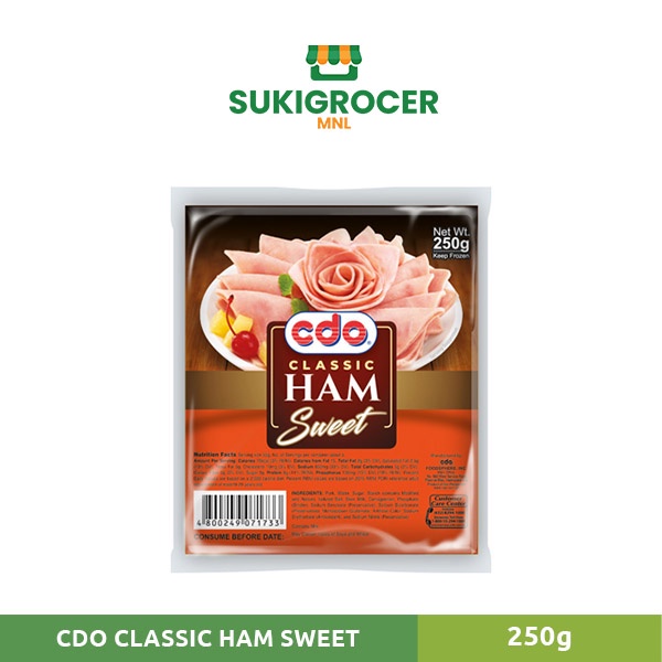 CDO Classic Ham Sweet 250g | Shopee Philippines