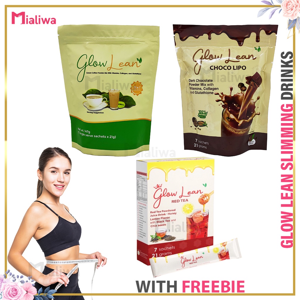 Gorgeous Glow Lean Red Tea Green Coffee & Choco Lipo, Pampapayat ...