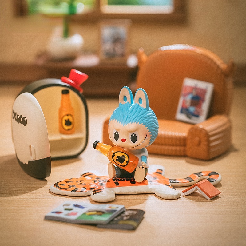 THE MONSTERS labubu Elf House Series Doll POPMART Mystery Box Toy ...