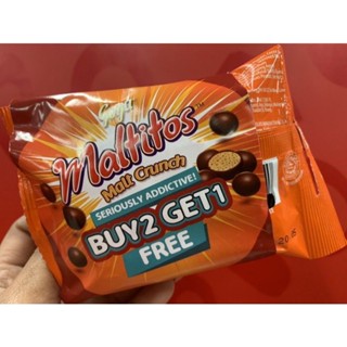 Buy 2 Get 1 FREE Goya Maltitos Malt Crunch Milk Chocolate 30g | Shopee ...