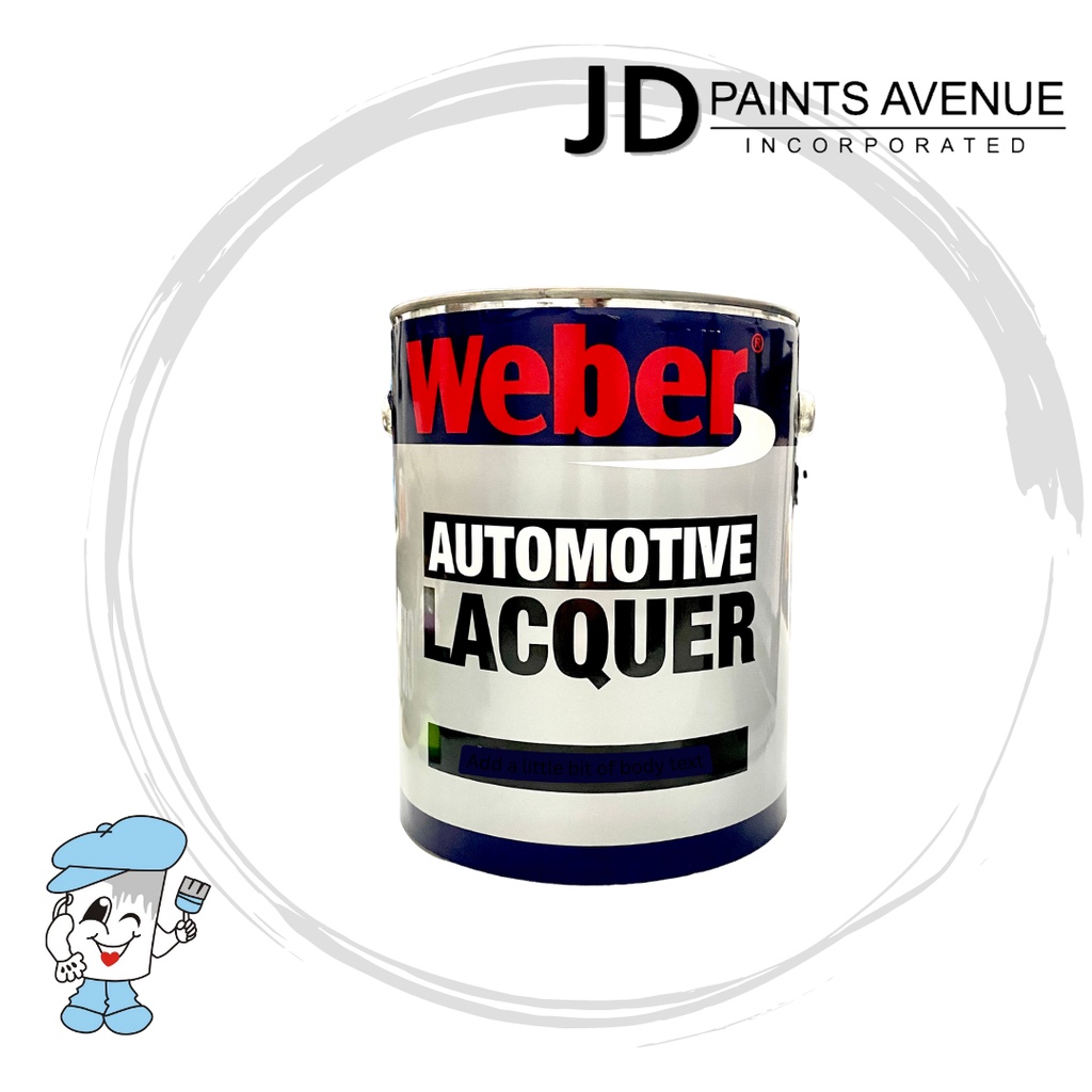 Weber Automotive Lacquer Paints & Primer 4L | Shopee Philippines