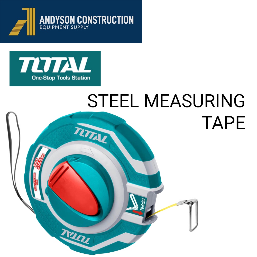 TOTAL STEEL MEASURING TAPE | Shopee Philippines
