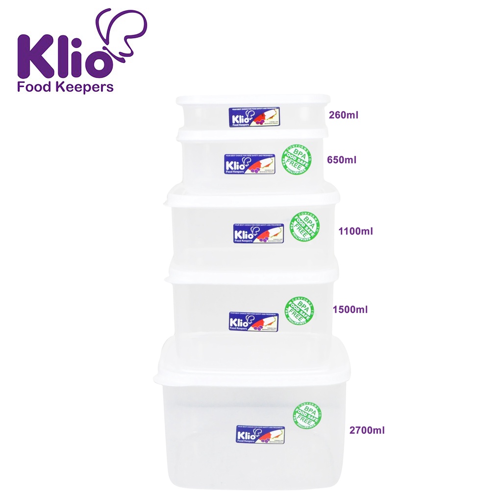 KLIO by Winland Sandwich Stackable Food Keeper Kitchenware Container ...