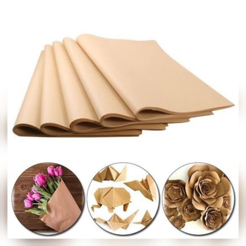 Kraft Paper Flower Wrapper 24"x 36" per piece | Shopee Philippines