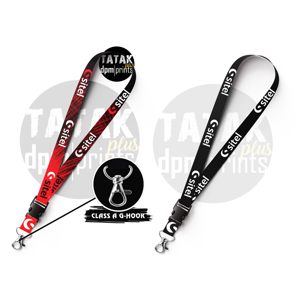 Sitel Lanyard ID Sling ID hook ID lace Sublimation | Shopee Philippines