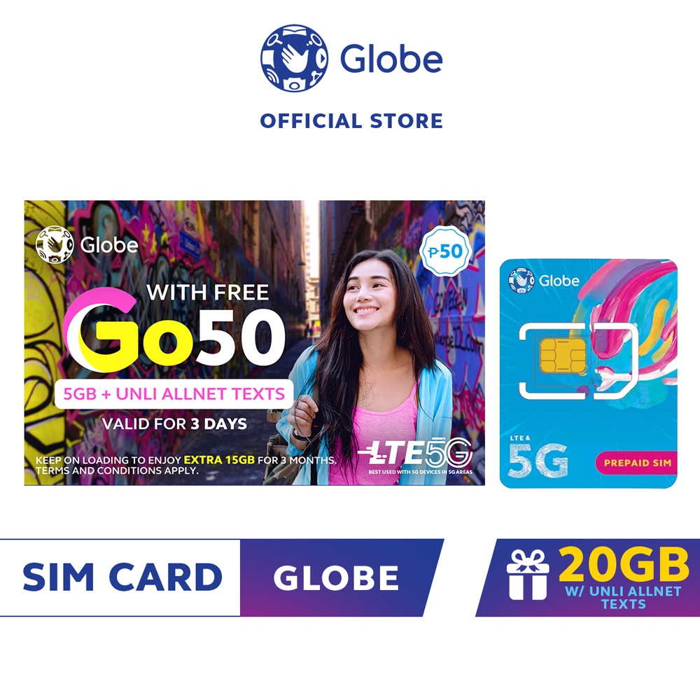 Globe Prepaid 5G SIM | Shopee Philippines
