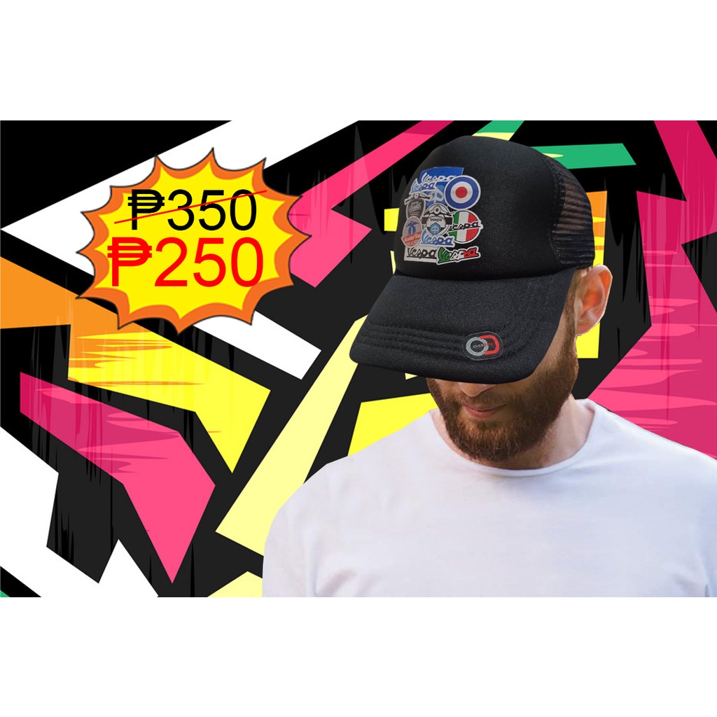 Vespa Caps Vespa Net Cap | Shopee Philippines