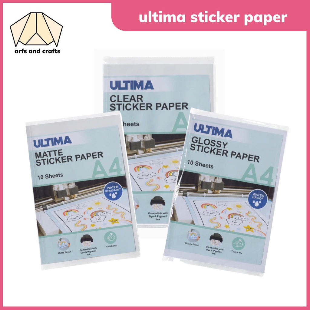 Ultima Sticker Paper | Shopee Philippines