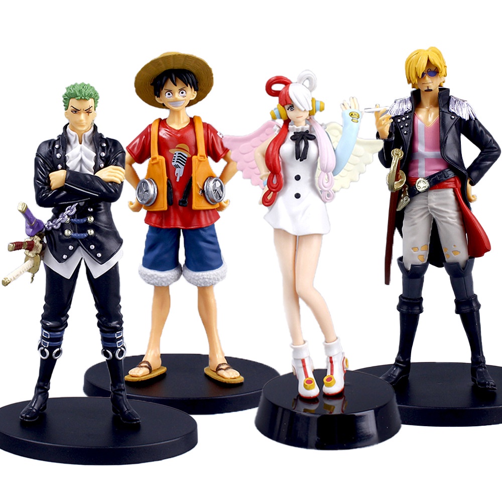 Anime One Piece Theater Version Figure Uta Monkey D Luffy Roronoa Zoro ...