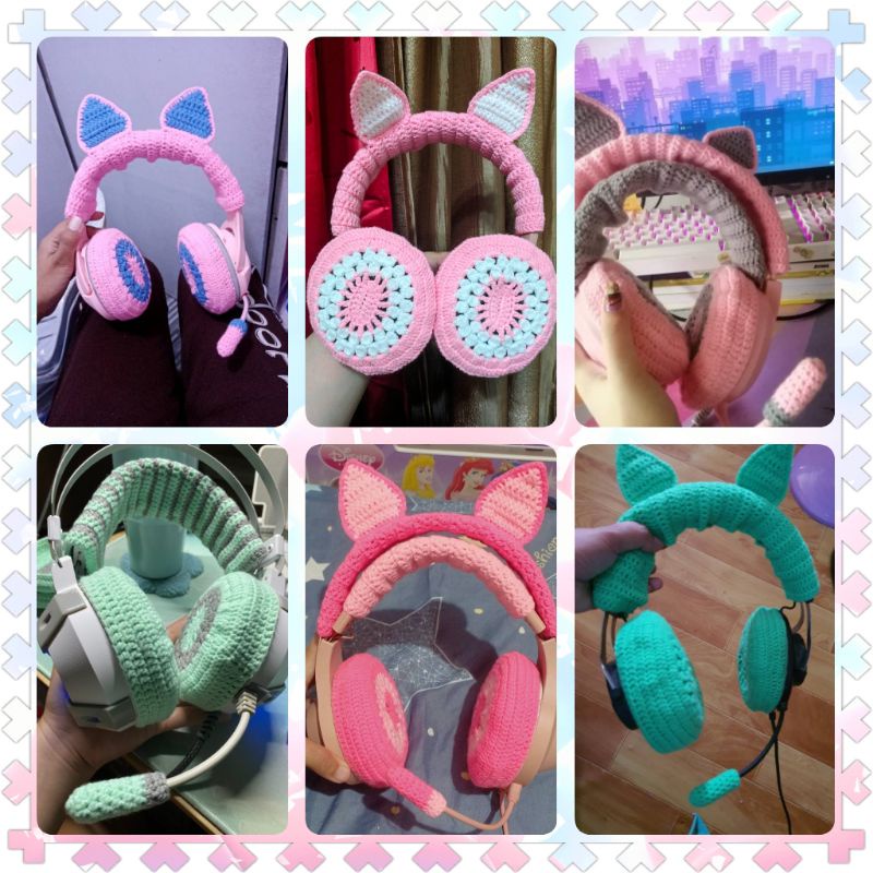 Customized Headset Cover Set for gaming headsets (Big Size Headset ...