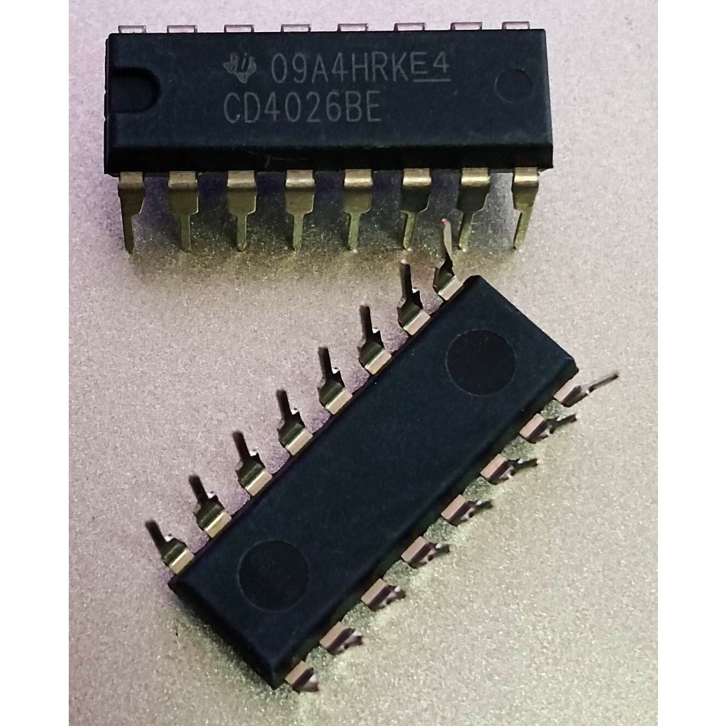 CD4026BE CMOS Decade Counter/Divider with Decoded 7-Segment Display ...
